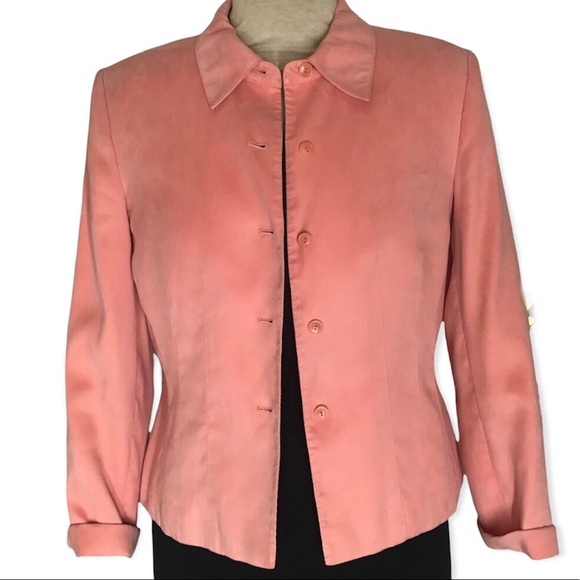 Talbots | Jackets & Coats | Talbots Petites Coralpinkish Jacket Vtg ...